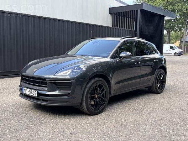 Grey Porsche Macan 2022 in Riga, with an engine capacity of 2.00 L and mileage of 73 thousand km for 48800 €, photo 1 on AUTOMOTO.COM.LV