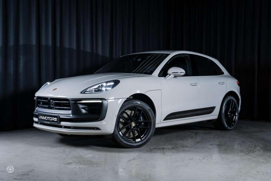 Grey Porsche Macan 2023 in Vilnius, with an engine capacity of 2.99 L and mileage of 76 thousand km for 72000 €, photo 1 on AUTOMOTO.COM.LV
