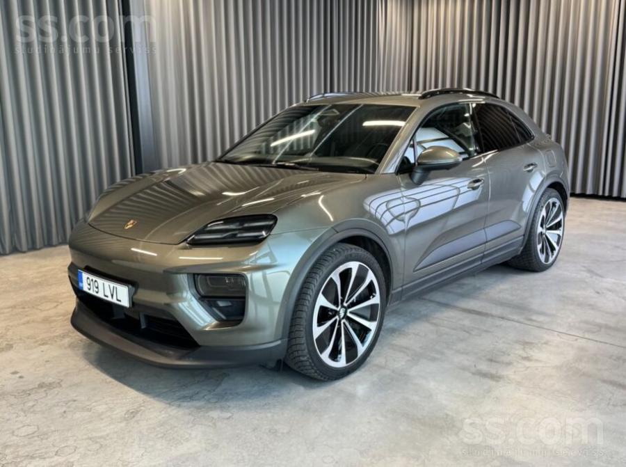 Grey Porsche Macan 2024 in Tallinn, with an engine capacity of 3.00 L and mileage of 15 thousand km for 84990 €, photo 1 on AUTOMOTO.COM.LV