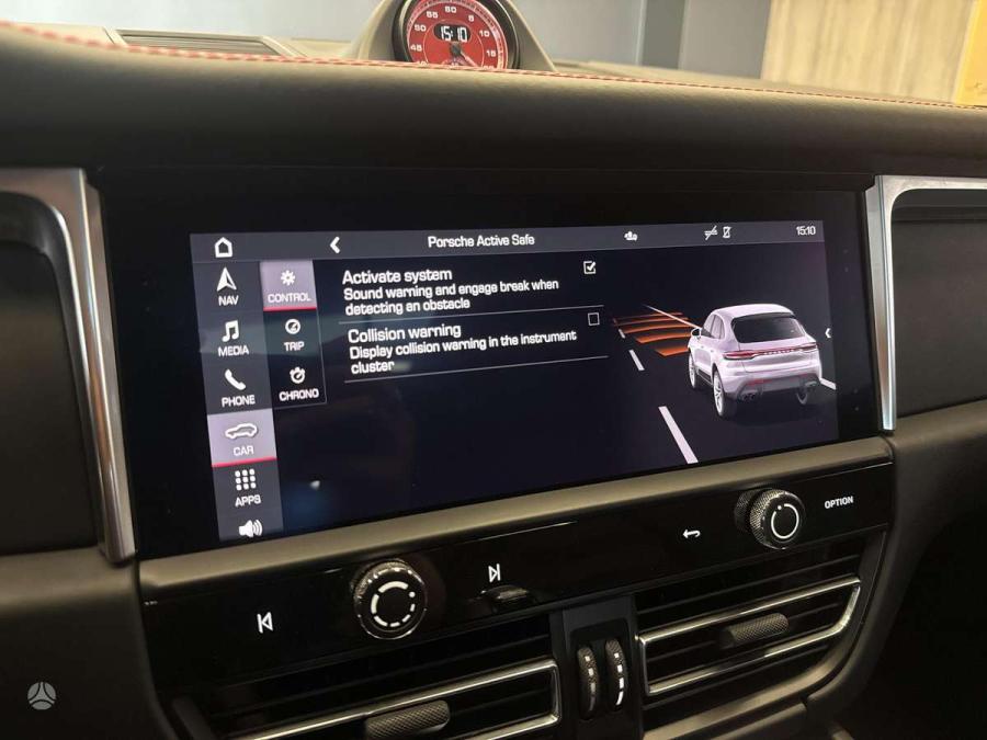 Grey Porsche Macan 2024 in Kaunas, with an engine capacity of 2.89 L and mileage of 24 thousand km for 62490 €, photo 35 on AUTOMOTO.COM.LV