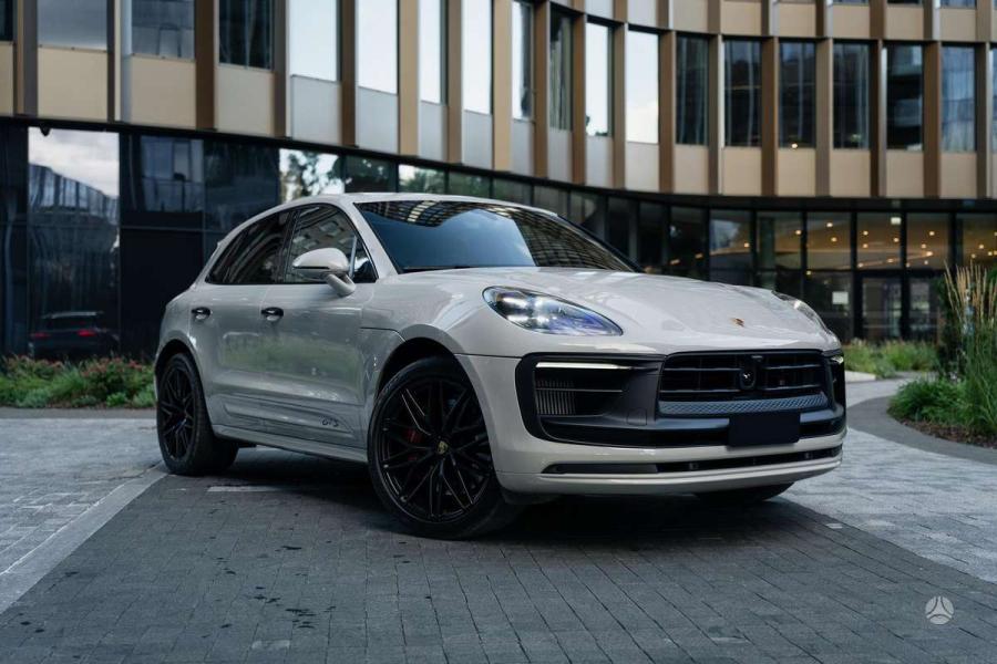 Grey Porsche Macan 2024 in Vilnius, with an engine capacity of 2.89 L and mileage of 57 thousand km for 68900 €, photo 4 on AUTOMOTO.COM.LV