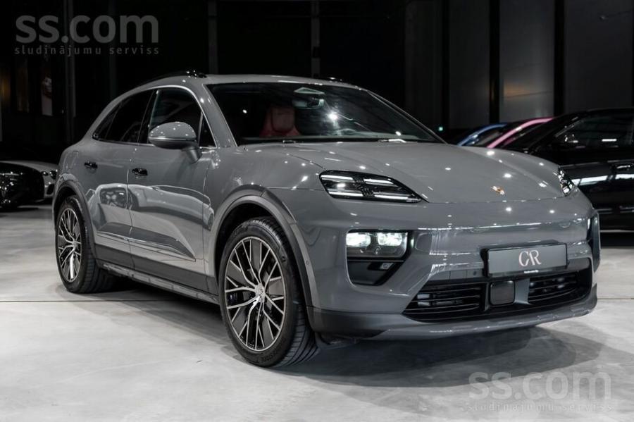 Grey Porsche Macan 2025 in Riga, with an engine capacity of 3.00 L and mileage of 8 thousand km for 84700 €, photo 1 on AUTOMOTO.COM.LV