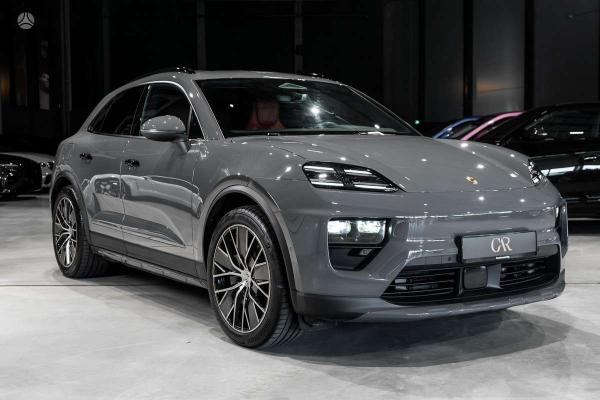 Grey Porsche Macan 2025 in Riga, with an engine capacity of 0.00 L and mileage of 8 thousand km for 82280 €, photo 1 on AUTOMOTO.COM.LV