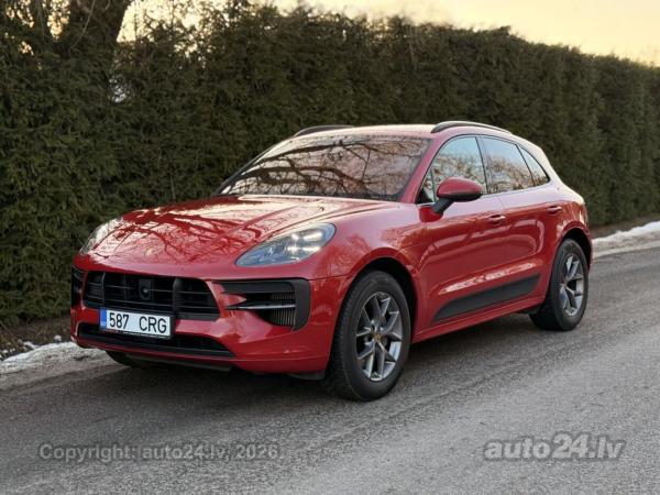 Sarkans Porsche Macan 2019 Tallina, ar dzinēja tilpumu 3.00 L un nobraukumu 82 tūkst. km par 50900 €, foto 1 vietnē AUTOMOTO.COM.LV
