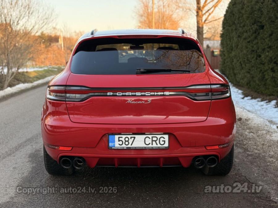 Sarkans Porsche Macan 2019 Tallina, ar dzinēja tilpumu 3.00 L un nobraukumu 82 tūkst. km par 50900 €, foto 3 vietnē AUTOMOTO.COM.LV