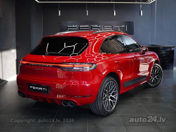 Sarkans Porsche Macan 2019 Tallina, ar dzinēja tilpumu 3.00 L un nobraukumu 83 tūkst. km par 52900 €, foto 2 vietnē AUTOMOTO.COM.LV
