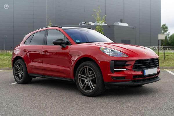 Sarkans Porsche Macan 2019 Viļņa, ar dzinēja tilpumu 1.98 L un nobraukumu 67 tūkst. km par 39950 €, foto 5 vietnē AUTOMOTO.COM.LV