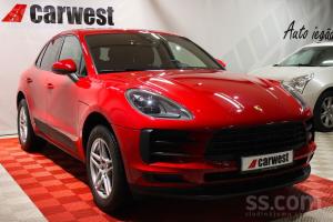 Red Porsche Macan 2020 in Riga, with an engine capacity of 2.00 L and mileage of 78 thousand km for 37000 €, photo 3 on AUTOMOTO.COM.LV