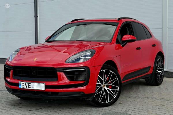 Sarkans Porsche Macan 2022 Kretinga, ar dzinēja tilpumu 2.89 L un nobraukumu 32 tūkst. km par 50899 €, foto 3 vietnē AUTOMOTO.COM.LV