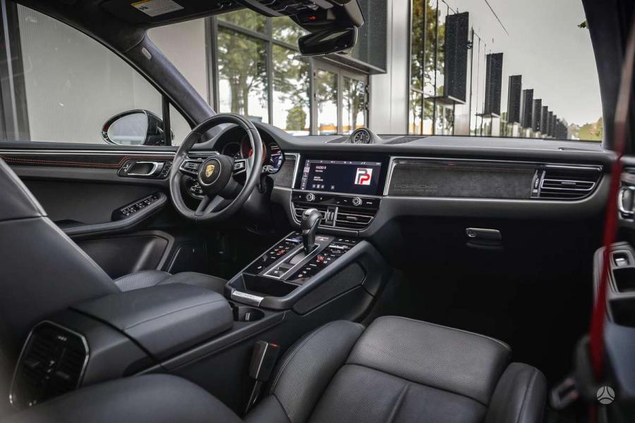 Sarkans Porsche Macan 2023 Kauņa, ar dzinēja tilpumu 1.98 L un nobraukumu 58 tūkst. km par 49999 €, foto 14 vietnē AUTOMOTO.COM.LV