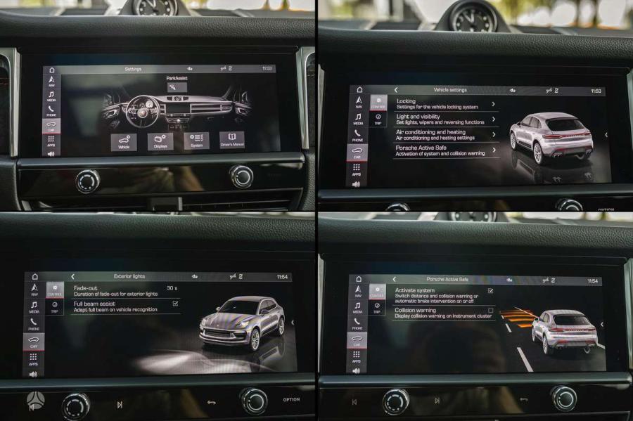 Sarkans Porsche Macan 2023 Kauņa, ar dzinēja tilpumu 1.98 L un nobraukumu 58 tūkst. km par 49999 €, foto 19 vietnē AUTOMOTO.COM.LV