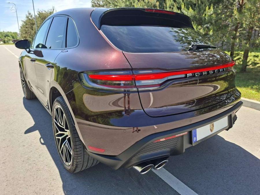Sarkans Porsche Macan 2023 Klaipėda, ar dzinēja tilpumu 1.98 L un nobraukumu 14 tūkst. km par 45000 €, foto 8 vietnē AUTOMOTO.COM.LV