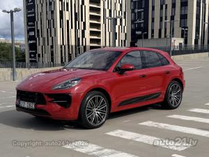 Sarkans Porsche Macan 2019 Tallina, ar dzinēja tilpumu 3.00 L un nobraukumu 84 tūkst. km par 54900 €, foto  vietnē AUTOMOTO.COM.LV