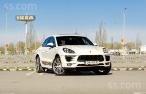 White Porsche Macan 2014 in Riga, with an engine capacity of 3.00 L and mileage of 295 thousand km for 17990 €, photo 3 on AUTOMOTO.COM.LV
