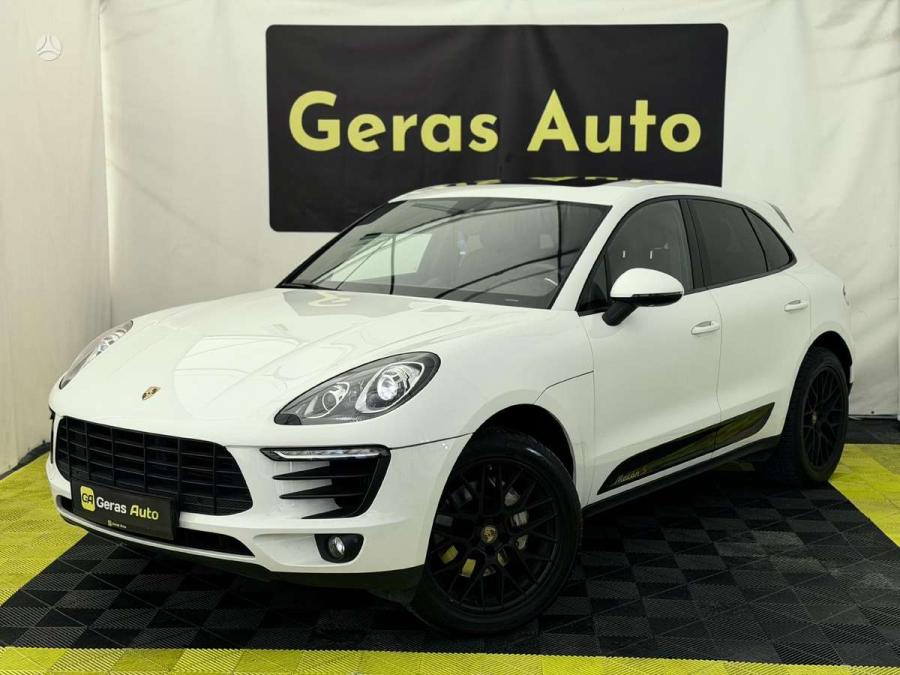 Balts Porsche Macan 2015 Viļņa, ar dzinēja tilpumu 3.00 L un nobraukumu 69 tūkst. km par 26200 €, foto 1 vietnē AUTOMOTO.COM.LV