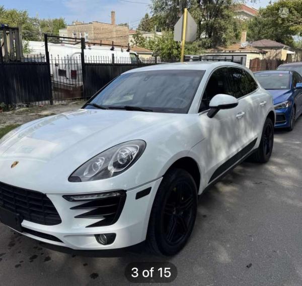 Balts Porsche Macan 2015 Klaipėda, ar dzinēja tilpumu 3.00 L un nobraukumu 188 tūkst. km par 13200 €, foto 1 vietnē AUTOMOTO.COM.LV