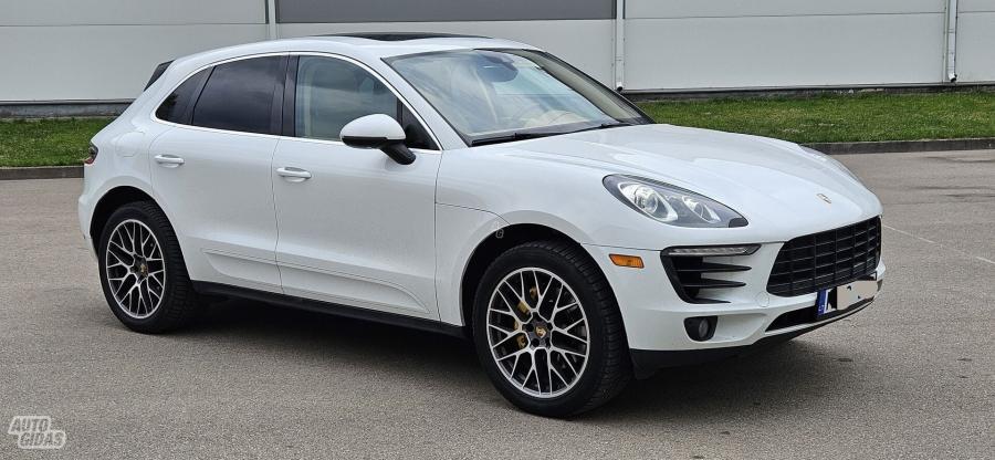 White Porsche Macan 2015 in Kaunas, with an engine capacity of 3.00 L and mileage of 315 thousand km for 16500 €, photo 3 on AUTOMOTO.COM.LV