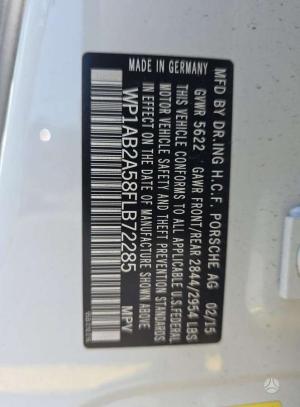 Balts Porsche Macan 2015 Ukmergė, ar dzinēja tilpumu 3.00 L un nobraukumu 231 tūkst. km par 13100 €, foto 20 vietnē AUTOMOTO.COM.LV