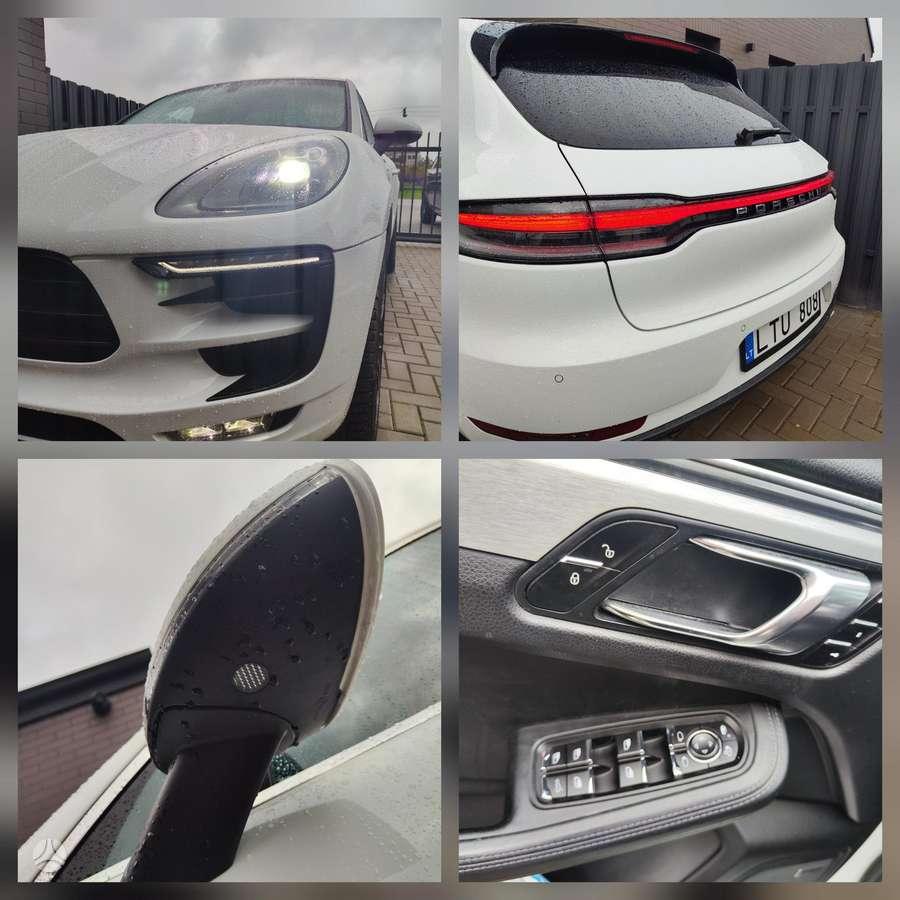 White Porsche Macan 2016 in Vilnius, with an engine capacity of 3.00 L and mileage of 112 thousand km for 24950 €, photo 27 on AUTOMOTO.COM.LV
