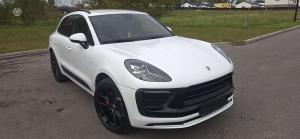 White Porsche Macan 2017 in Vilnius, with an engine capacity of 1.98 L and mileage of 138 thousand km for 29900 €, photo  on AUTOMOTO.COM.LV