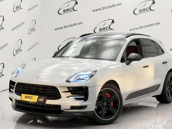 White Porsche Macan 2017 in Vilnius, with an engine capacity of 3.60 L and mileage of 61 thousand km for 31900 €, photo 1 on AUTOMOTO.COM.LV