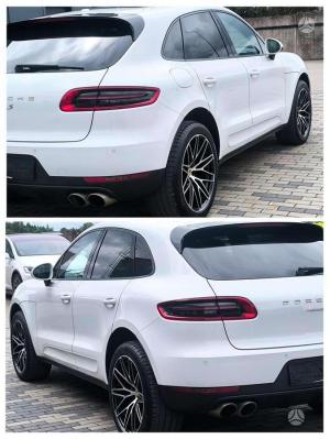 White Porsche Macan 2017 in Siauliai, with an engine capacity of 3.00 L and mileage of 190 thousand km for 23650 €, photo 5 on AUTOMOTO.COM.LV