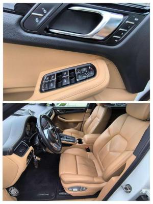 White Porsche Macan 2017 in Siauliai, with an engine capacity of 3.00 L and mileage of 190 thousand km for 23650 €, photo 7 on AUTOMOTO.COM.LV