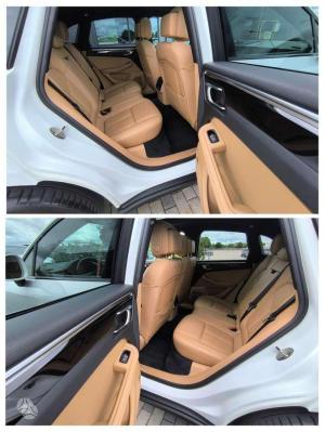 White Porsche Macan 2017 in Siauliai, with an engine capacity of 3.00 L and mileage of 190 thousand km for 23650 €, photo 9 on AUTOMOTO.COM.LV