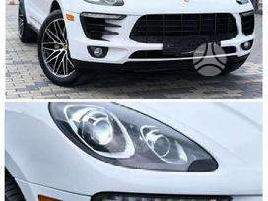 White Porsche Macan 2017 in Siauliai, with an engine capacity of 3.00 L and mileage of 190 thousand km for 22900 €, photo 5 on AUTOMOTO.COM.LV