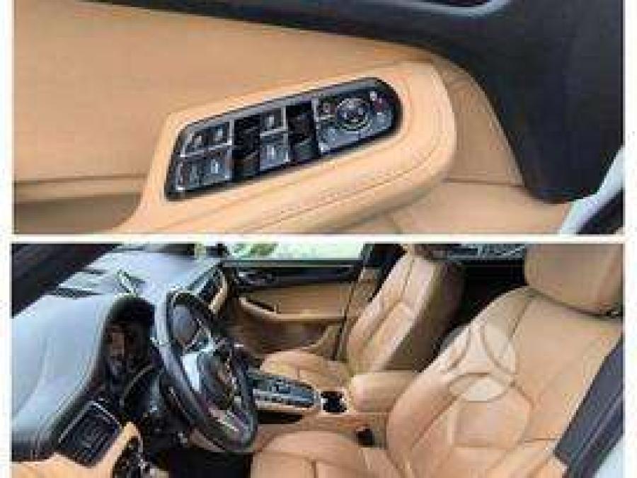 White Porsche Macan 2017 in Siauliai, with an engine capacity of 3.00 L and mileage of 190 thousand km for 22900 €, photo 8 on AUTOMOTO.COM.LV