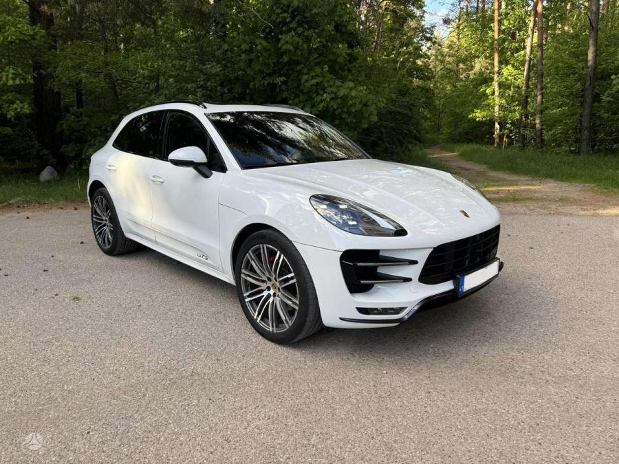 Balts Porsche Macan 2017 Viļņa, ar dzinēja tilpumu 3.00 L un nobraukumu 88 tūkst. km par 29700 €, foto 1 vietnē AUTOMOTO.COM.LV