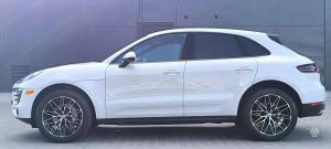 White Porsche Macan 2017 in Siauliai, with an engine capacity of 3.00 L and mileage of 190 thousand km for 23150 €, photo 10 on AUTOMOTO.COM.LV