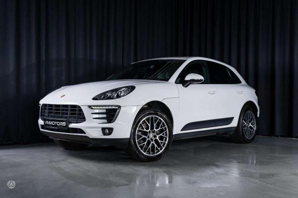 Balts Porsche Macan 2018 Viļņa, ar dzinēja tilpumu 1.98 L un nobraukumu 66 tūkst. km par 28000 €, foto 1 vietnē AUTOMOTO.COM.LV