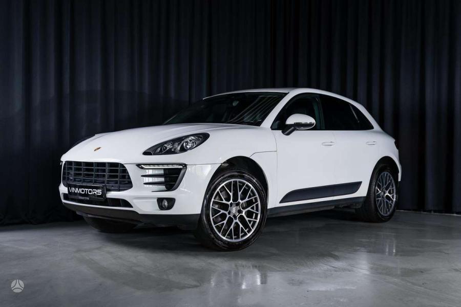 Balts Porsche Macan 2018 Viļņa, ar dzinēja tilpumu 1.98 L un nobraukumu 66 tūkst. km par 28000 €, foto 1 vietnē AUTOMOTO.COM.LV