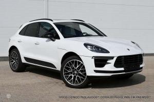 White Porsche Macan 2021 in Kretinga, with an engine capacity of 3.00 L and mileage of 45 thousand km for 38999 €, photo  on AUTOMOTO.COM.LV