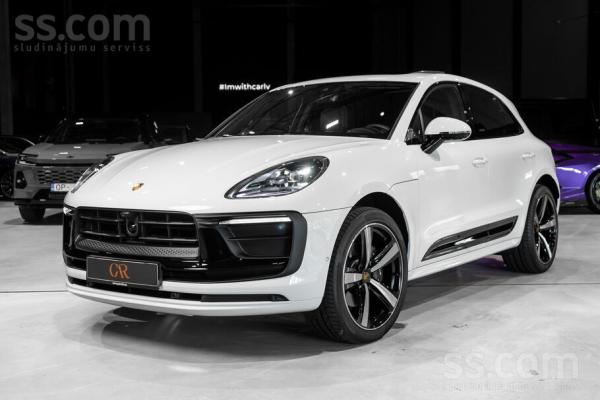 White Porsche Macan 2024 in Riga, with an engine capacity of 3.00 L and mileage of 8 thousand km for 85000 €, photo 1 on AUTOMOTO.COM.LV