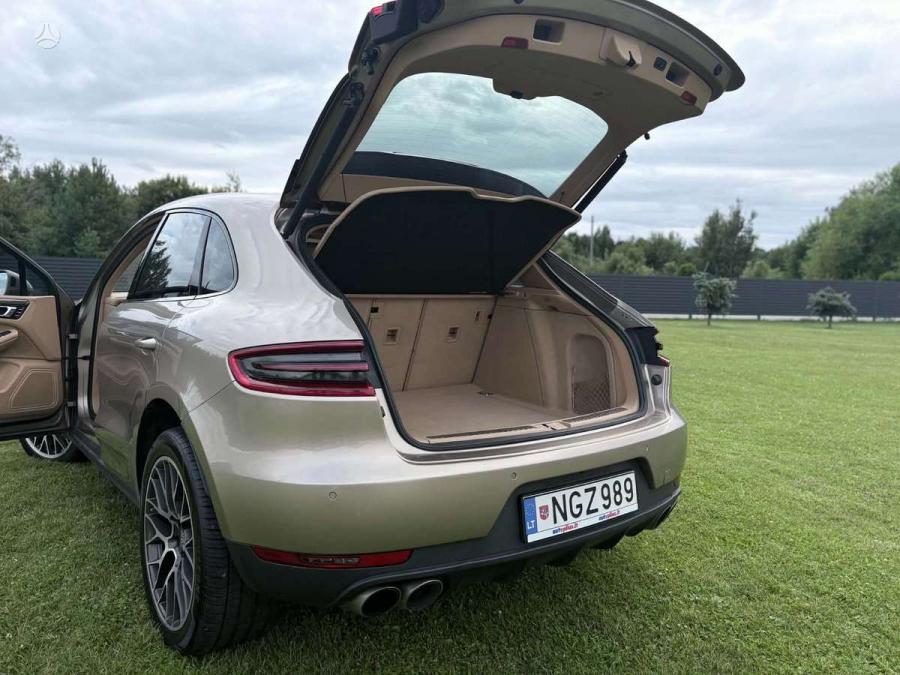 Dzeltens Porsche Macan 2016 Kauņa, ar dzinēja tilpumu 3.00 L un nobraukumu 173 tūkst. km par 19200 €, foto 13 vietnē AUTOMOTO.COM.LV
