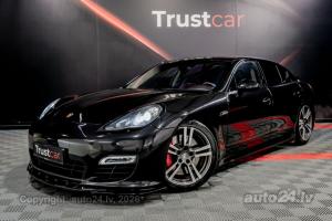 Melns Porsche Panamera 2012 Pērnava, ar dzinēja tilpumu 4.80 L un nobraukumu 168 tūkst. km par 28000 €, foto  vietnē AUTOMOTO.COM.LV