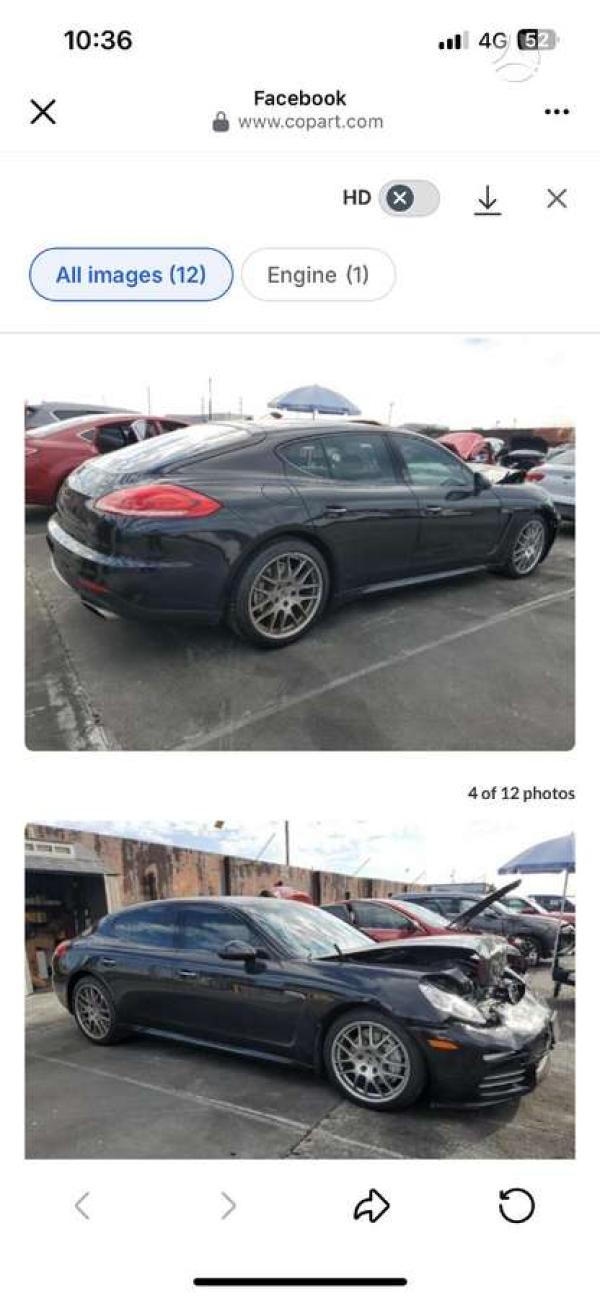 Black Porsche Panamera 2014 in Kaunas, with an engine capacity of 3.61 L and mileage of 150 thousand km for 8200 €, photo 3 on AUTOMOTO.COM.LV
