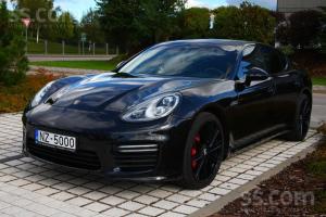 Black Porsche Panamera 2014 in Riga, with an engine capacity of 3.00 L and mileage of 174 thousand km for 20850 €, photo 4 on AUTOMOTO.COM.LV