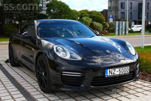 Black Porsche Panamera 2014 in Riga, with an engine capacity of 3.00 L and mileage of 174 thousand km for 20850 €, photo 5 on AUTOMOTO.COM.LV