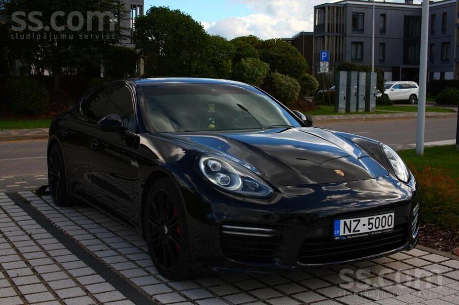 Black Porsche Panamera 2014 in Riga, with an engine capacity of 3.00 L and mileage of 174 thousand km for 20850 €, photo 11 on AUTOMOTO.COM.LV
