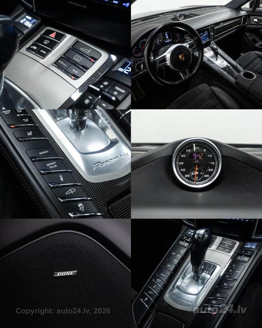 Melns Porsche Panamera 2015 Tartu, ar dzinēja tilpumu 4.81 L un nobraukumu 51 tūkst. km par 43900 €, foto 21 vietnē AUTOMOTO.COM.LV