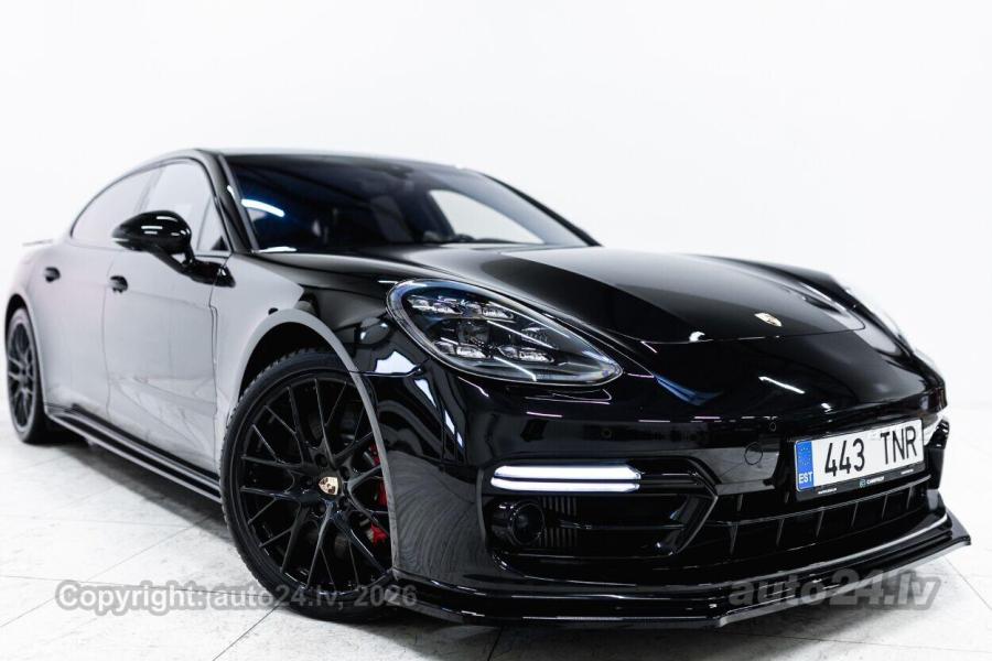 Black Porsche Panamera 2017 in Tallinn, with an engine capacity of 4.00 L and mileage of 97 thousand km for 78900 €, photo 1 on AUTOMOTO.COM.LV