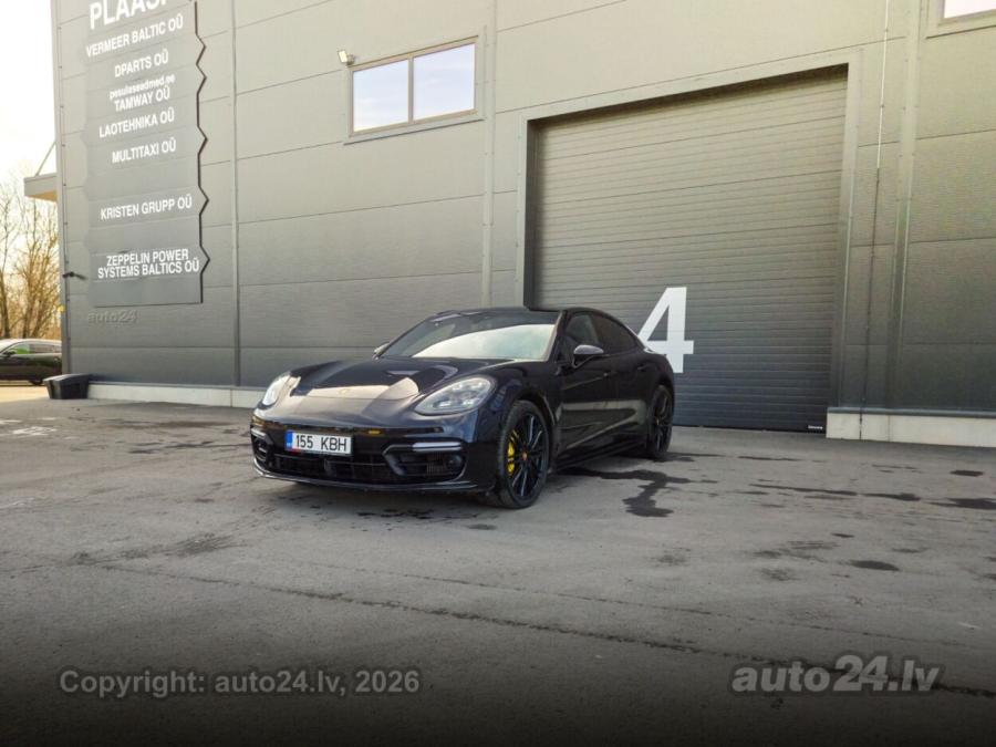 Black Porsche Panamera 2017 in Tallinn, with an engine capacity of 4.00 L and mileage of 184 thousand km for 68500 €, photo 2 on AUTOMOTO.COM.LV
