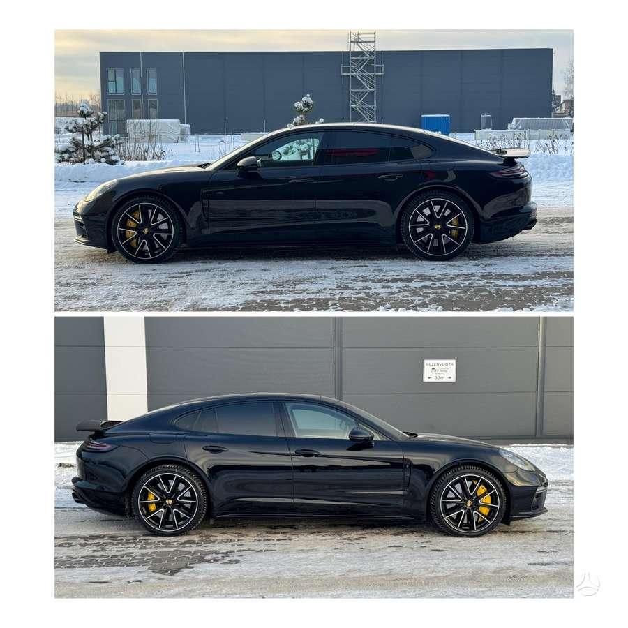 Black Porsche Panamera 2018 in Vilnius, with an engine capacity of 4.00 L and mileage of 64 thousand km for 66500 €, photo 9 on AUTOMOTO.COM.LV