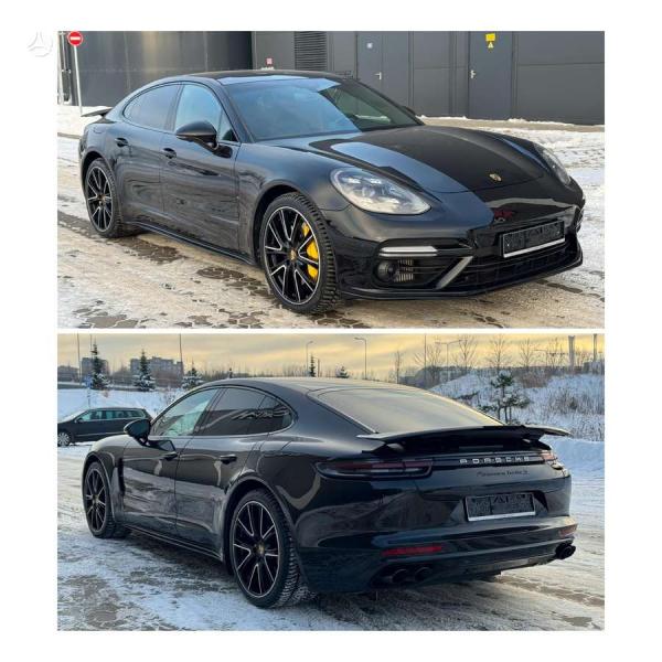 Black Porsche Panamera 2018 in Vilnius, with an engine capacity of 4.00 L and mileage of 64 thousand km for 66500 €, photo 10 on AUTOMOTO.COM.LV