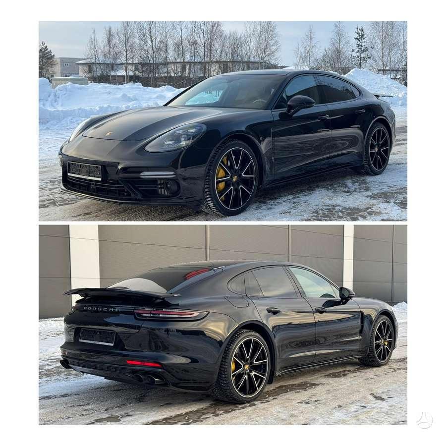 Black Porsche Panamera 2018 in Vilnius, with an engine capacity of 4.00 L and mileage of 64 thousand km for 66500 €, photo 11 on AUTOMOTO.COM.LV