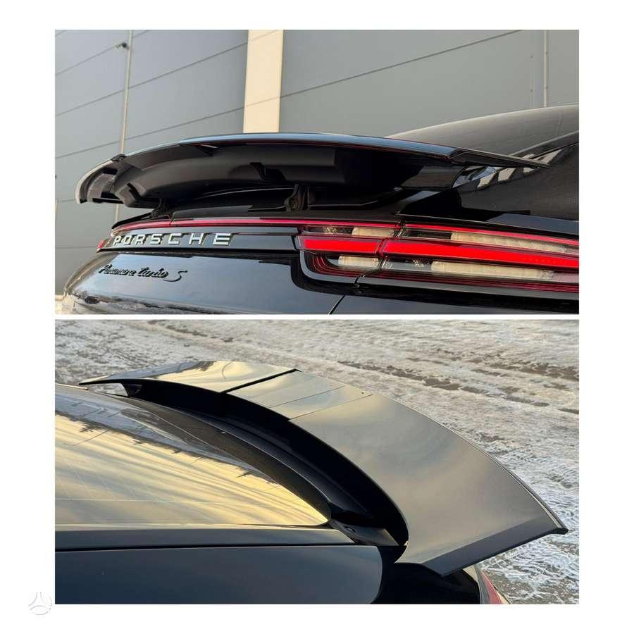 Black Porsche Panamera 2018 in Vilnius, with an engine capacity of 4.00 L and mileage of 64 thousand km for 66500 €, photo 16 on AUTOMOTO.COM.LV