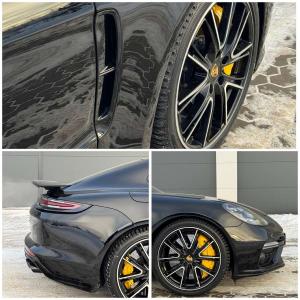 Black Porsche Panamera 2018 in Vilnius, with an engine capacity of 4.00 L and mileage of 64 thousand km for 66500 €, photo 18 on AUTOMOTO.COM.LV